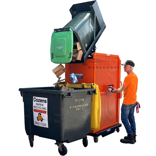 500kg Electric Hydraulic Wheelie Bin Tipper | Drums Storage | Bunded ...